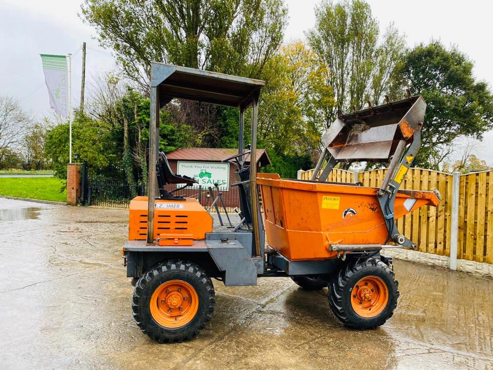 MZ IMER MZ3000HD SELF LOADING DUMPER C/W SAFETY CANOPY