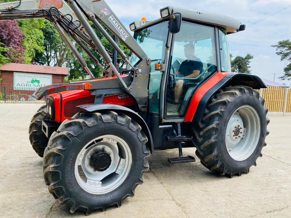 MASSEY FERGUSON 4255 SLOPE NOSE 4WD TRACTOR *ONLY 4276 HRS* C/W MAILEUX ...