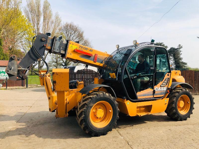 CASE TX130-45 TELEHANDLER YEAR 2011 C/W AC CAB & JOYSTICK CONTROL ...