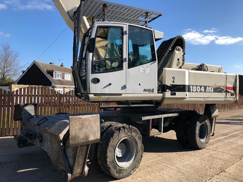 TEREX ATLAS 1804 ML HIGH RISE CAB SCRAP HANDLER ( YEAR 2004 ) ( PLEASE ...