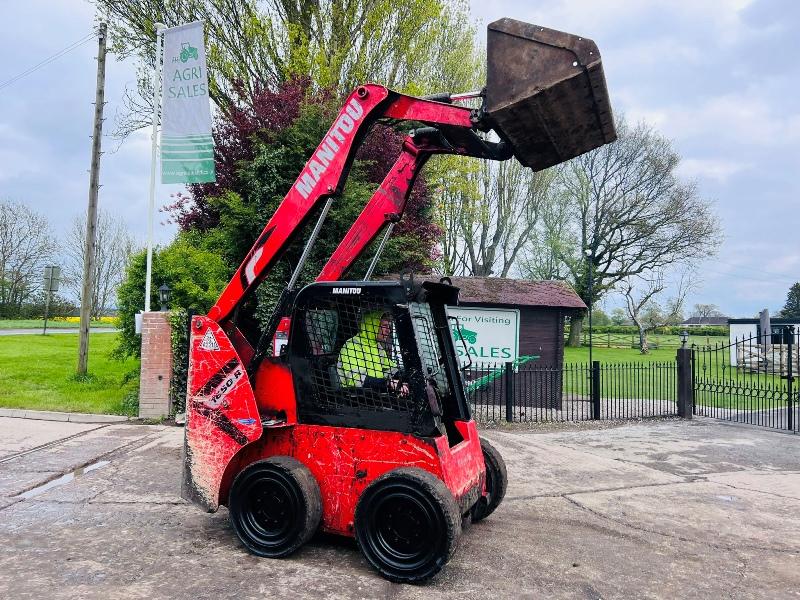 MANITOU 1650R 4WD SKIDSTEER * YEAR 2020 ,1264 HOURS * C/W BUCKET *VIDEO*