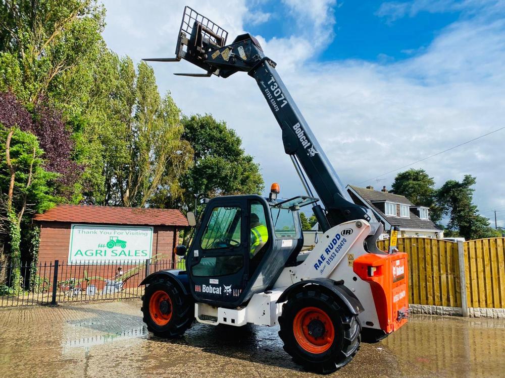 BOBCAT T3071 TURBO TELEHANDLER *ONLY 3291 HOURS* 7 METER REACH