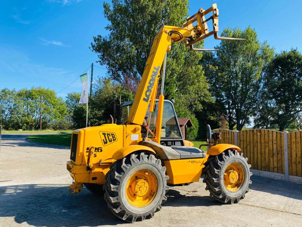 JCB 526-55 TELEHANDLER *AG-SPEC* ONLY 6844 HOURS * C/W PICK HITCH