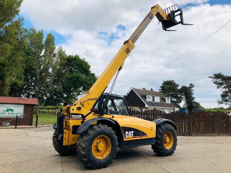 CATERPILLAR TH330B TELEHANDLER C/W PUH & PALLET TINES