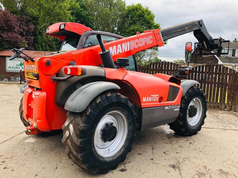 MANITOU MLT634 TURBO TELEHANDLER C/W JOYSTICK CONTROL & PICK UP HITCH ...