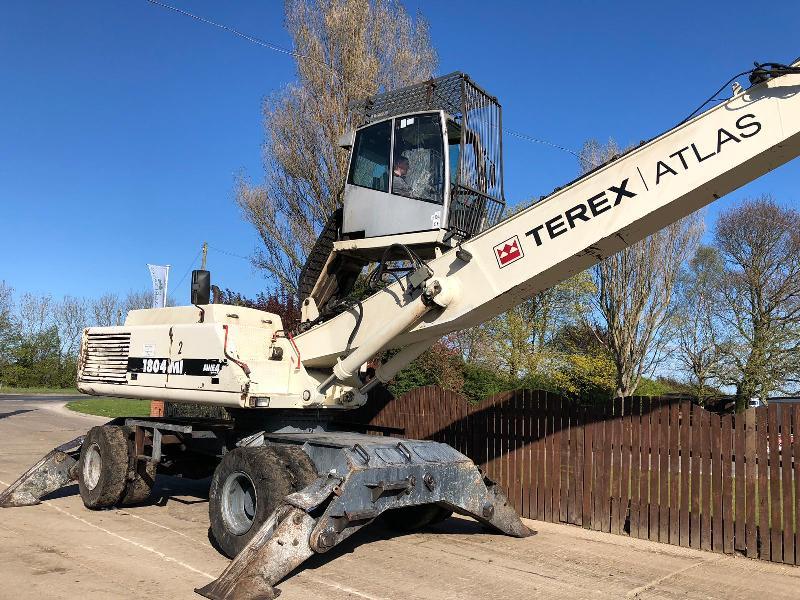 TEREX ATLAS 1804 ML HIGH RISE CAB SCRAP HANDLER ( YEAR 2004 ) ( PLEASE ...