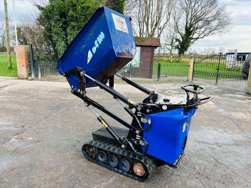 T.C.P HT500 HIGH TIP PEDESTRIAN TRACKED DIESEL DUMPER *VIDEO*