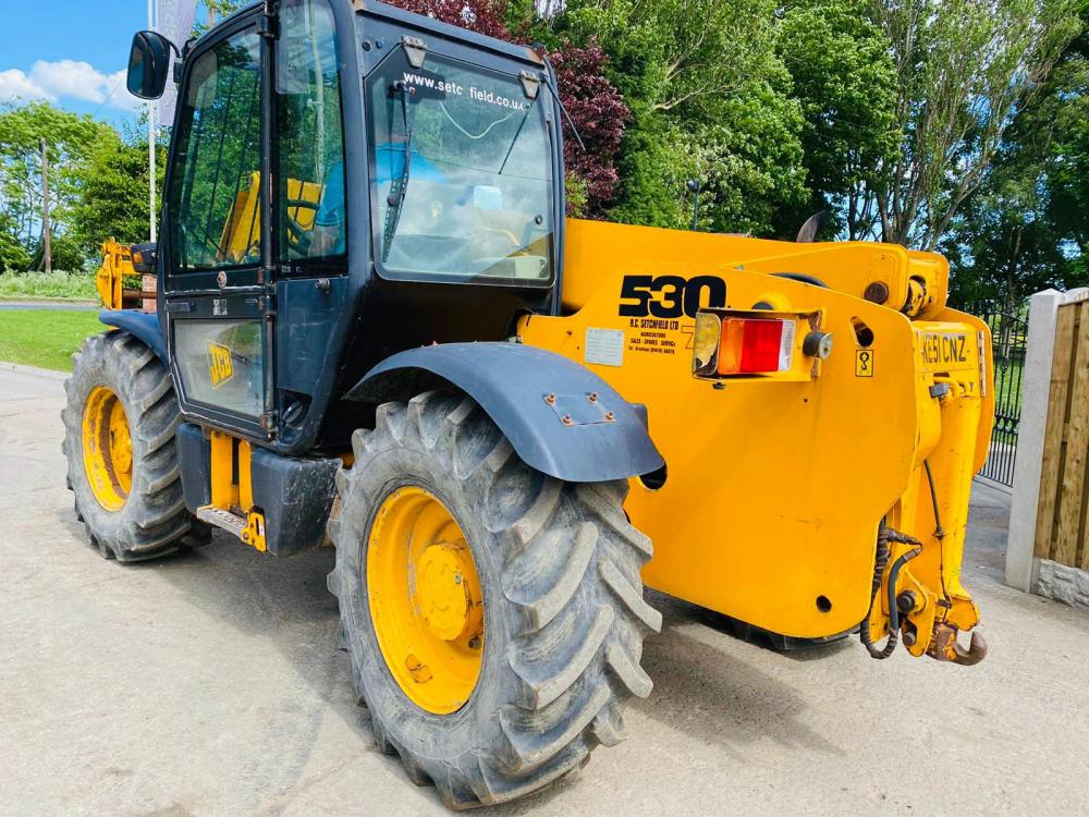 JCB 530-70 TURBO FARM SPECIAL * AG-SPEC , 8489 HOURS * C/W PICK UP ...