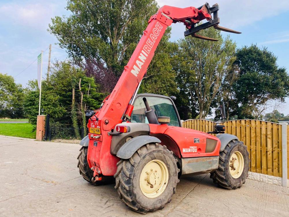 MANITOU MLT629 TURBO TELEHANDLER * ONLY 5848 HOURS * C/W PICK UP HITCH