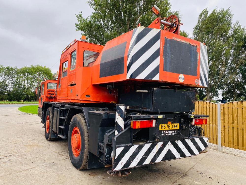 TADANO AR-250E ROUGH TERRIAN MOBILE CRANE C/W SWING AWAY JIB