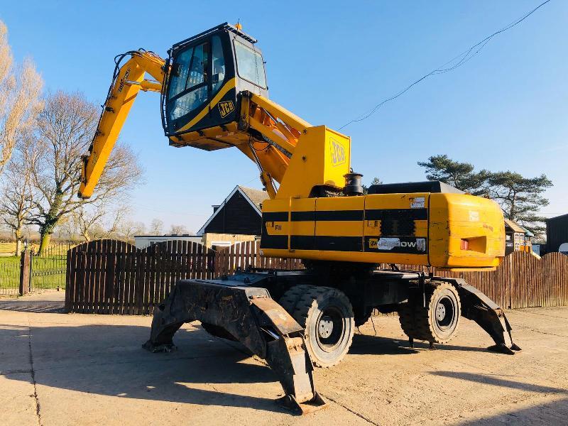 JCB JS200W MATERIAL HANDLER C/W HIGH RISING CAB * YEAR 2005