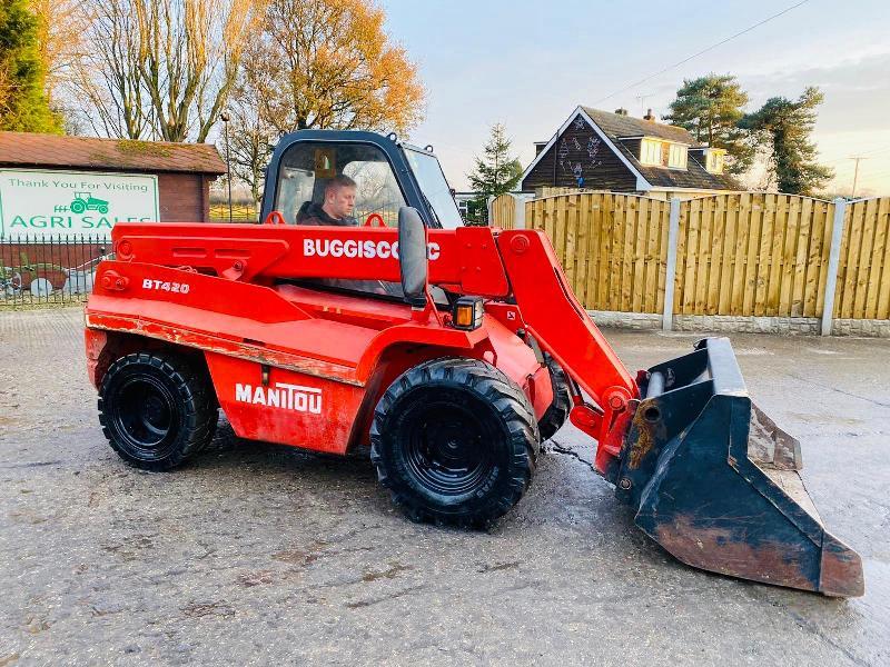 MANITOU BT420 4WD BUGGI SCOPIC TELEHANDLER C/W FULLY GLAZED CABIN