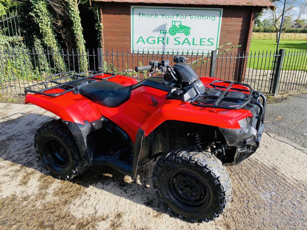 HONDA 420CC 4WD FOUR TRAX QUAD BIKE * YEAR 2014