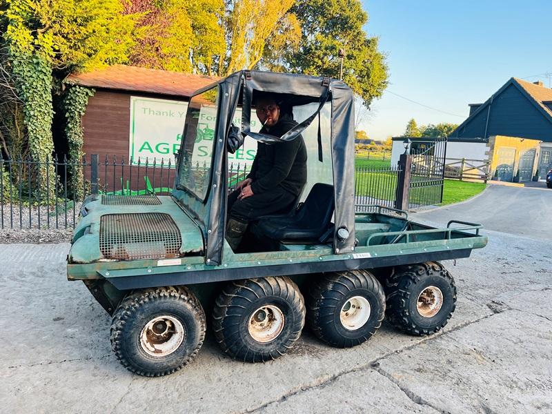 HILLCAT 8WD UTLITY VEHICLE C/W EASY SHEET CANOPY