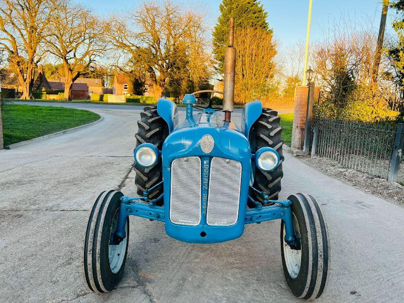 FORDSON DEXTER TRACTOR *YEAR 1960* C/W PICK UP HITCH