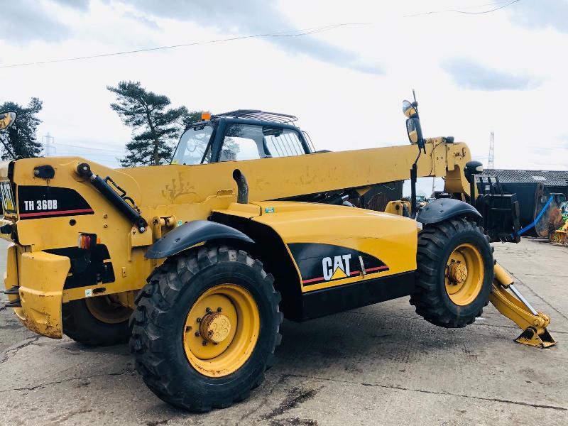 CATERPILLAR TH360B 9.2 METER REACH TELEHANDLER C/W 3 TON LIFTING CAPACITY