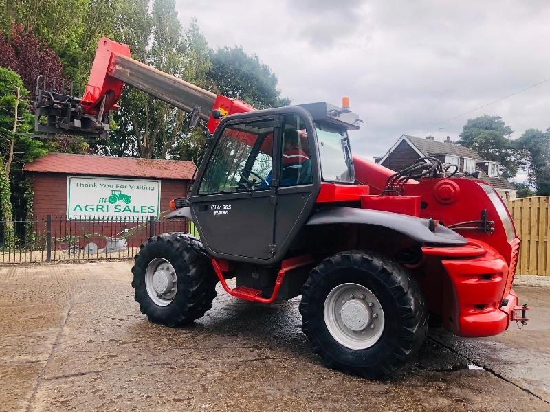 MANITOU MVT665T TURBO TELEHANDLER 6.5TON LIFTING CAPACITY C/W SIDE SHIFT