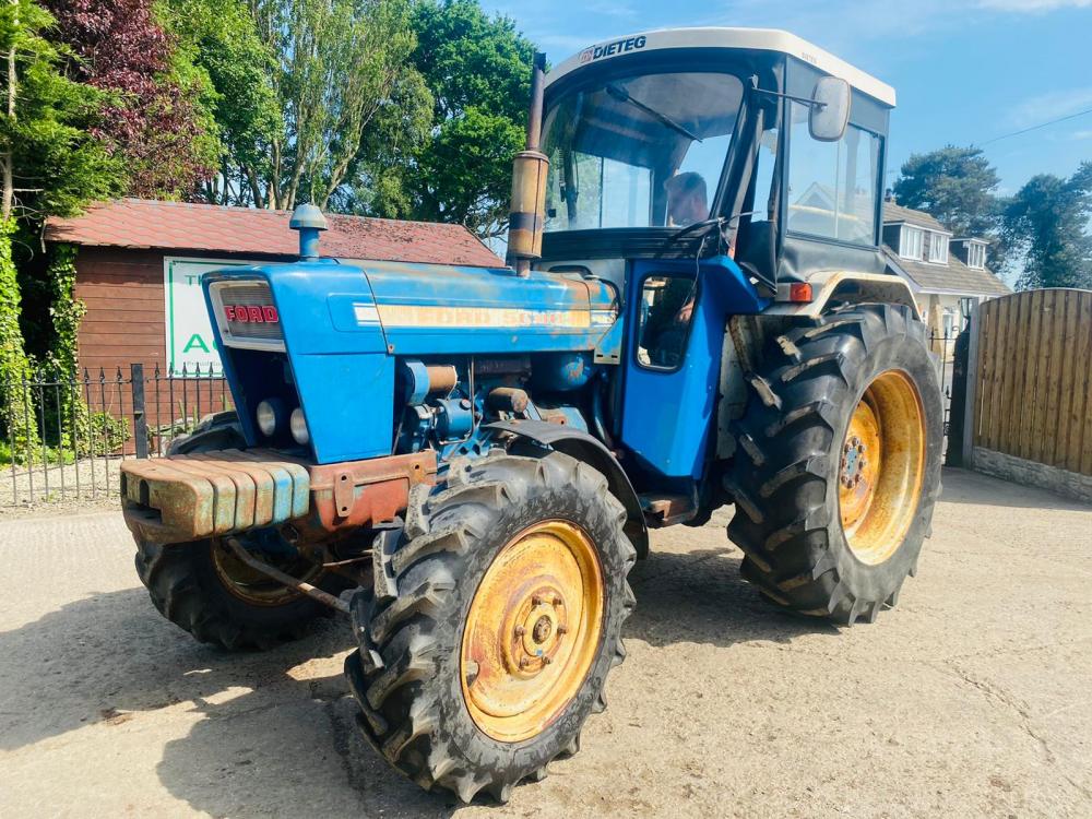 FORD 5000 ROADLESS 4WD TRACTOR C/W FRONT WEIGHTS