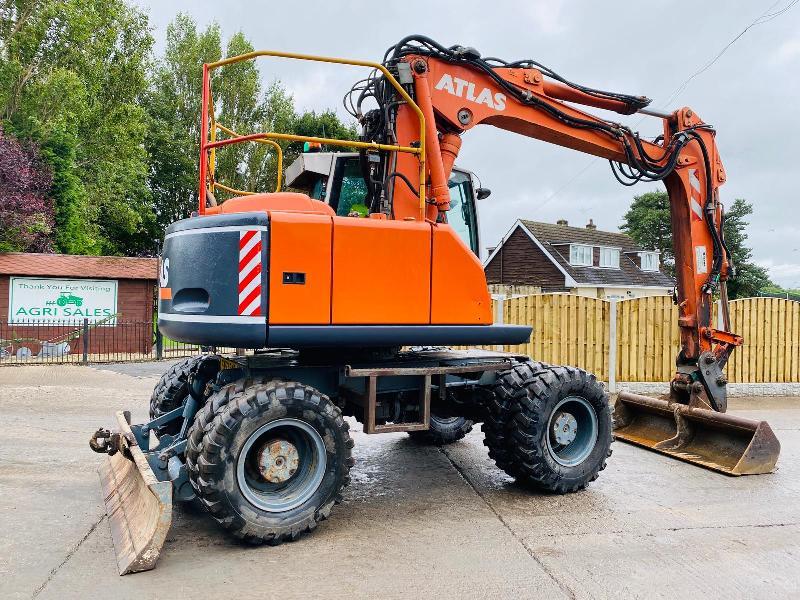 ATLAS-TEREX 1404K WHEELED EXCAVATOR * ONLY 5295 HOURS * ROAD REGISTERED