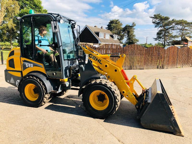 GEHL 540 LOADING SHOVEL * YEAR 2018 ONLY 676 HOURS