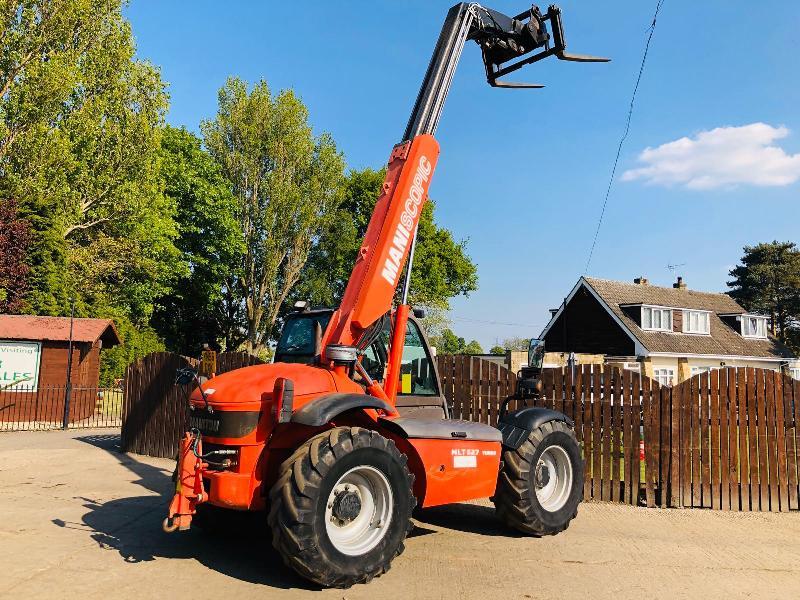 MANITOU MANI-SCOPIC MLT627 TURBO TELEHANDLER C/W PICK UP HITCH *PLEASE ...