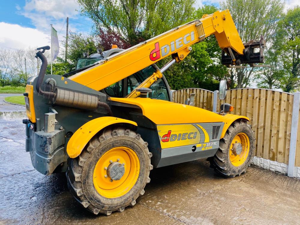 DIECI 37.7 ZEUS 4WD TELEHANDLER *7 METER REACH , 6198 HOURS* C/W PALLET ...