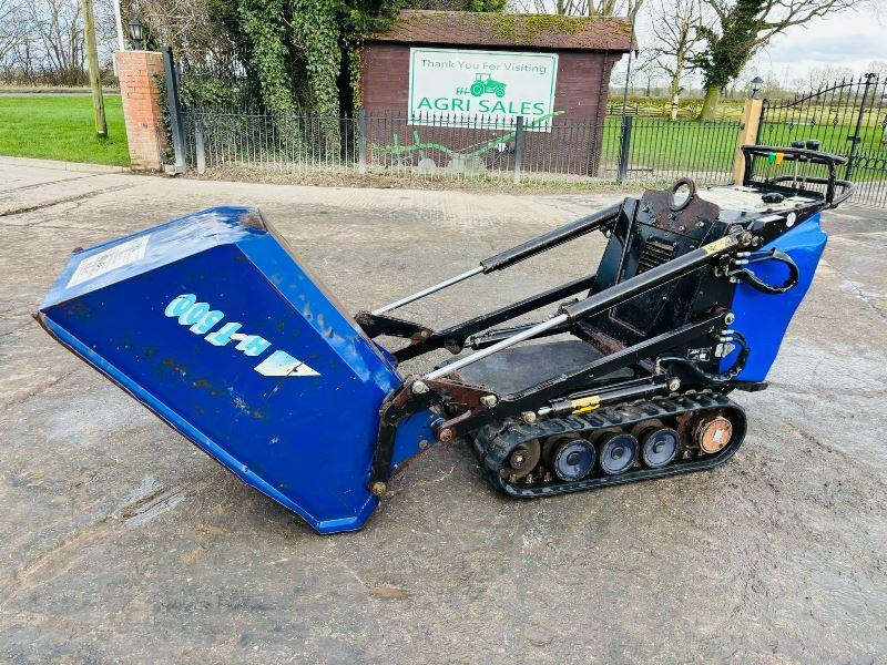 T.C.P HT500 HIGH TIP PEDESTRIAN TRACKED DIESEL DUMPER *VIDEO*