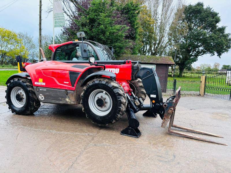 MANITOU MT1135 4WD TURBO TELEHANDLER *YEAR 2016* C/W PALLET TINES *VIDEO*
