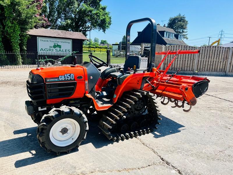 KUBOTA GB150 HALF TRACK COMPACT TRACTOR *904 HOURS* C/W KUBOTA ...