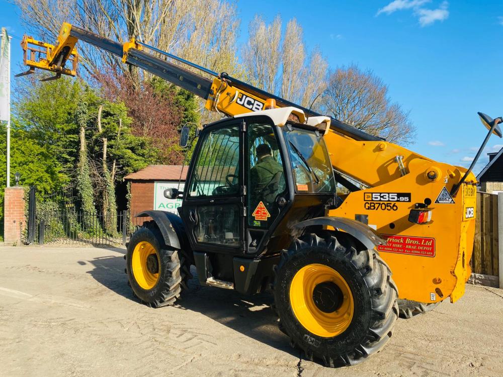 JCB 535-95 TELEHANDLER * YEAR 2013 * C/W 9.5 METER REACH