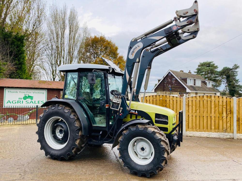 HUIRLIMAN XA-658T 4WD TRACTOR * ONLY 4607 HOURS * C/W SIGMA 4 FRONT LOADER