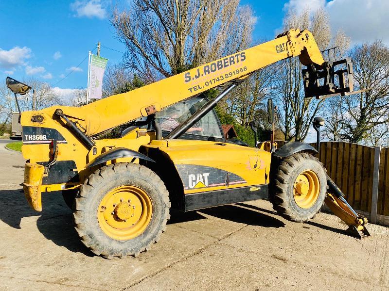 CATERPILLAR TH360B TURBO TELEHANDLER * 13.5 METER REACH