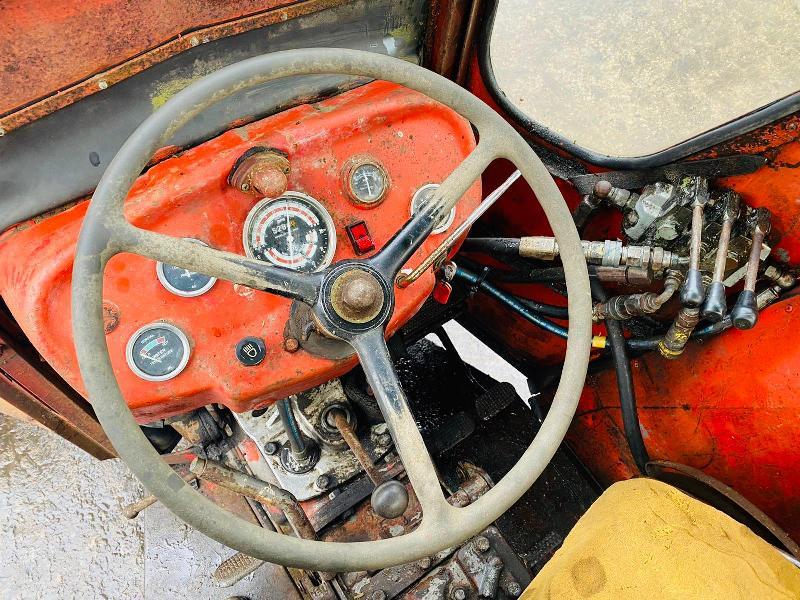 MASSEY FERGUSON 135 TRACTOR C/W LAMBOURN CAB , QUICKE 2030 FRONT LOADER ...