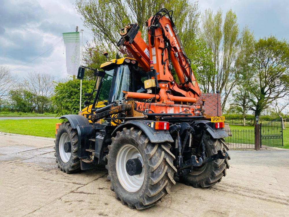 JCB 2135 4WS FASTRAC C/W REMOTE CONTROL ATLAS TEREX 105.6 CRANE YEAR 2006