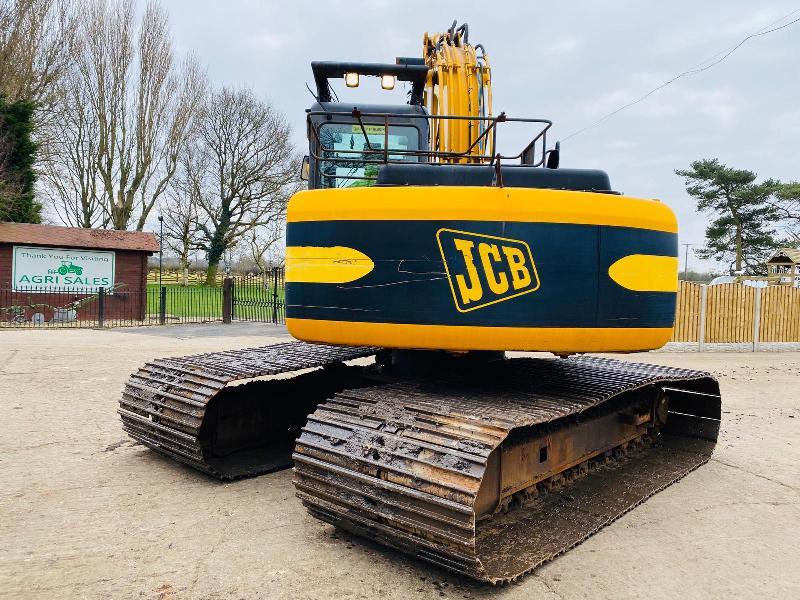 JCB JS130 TRACKED EXCAVATOR C/W BOG MASTER TRACKS