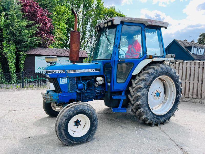 FORD 7610 SERIES 2 TRACTOR C/W SUPER Q CAB *VIDEO*