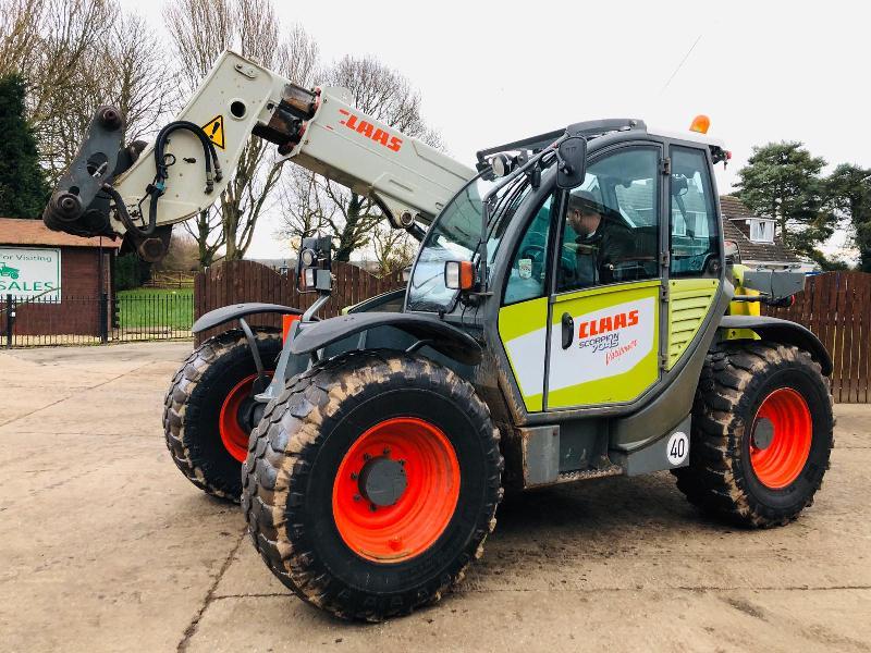 CLAAS SCORPION 7045 TURBO TELEHANDLER C/W PICK UP HITCH ** FARM SPEC