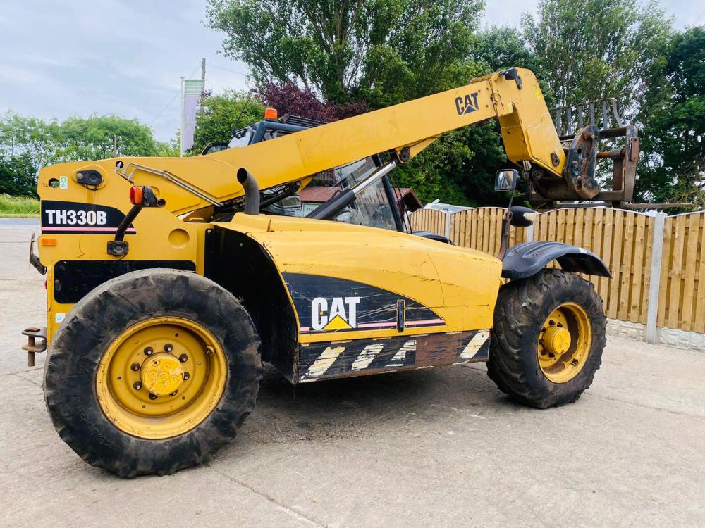 CATERPILLAR TH330B TURBO TELEHANDLER C/W HYDRAULIC QUICK HITCH