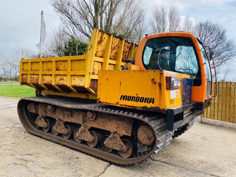 MOROOKA MST1500 TRACKED DUMPER C/W CABIN & HYDRAULIC STRAIGHT TIP