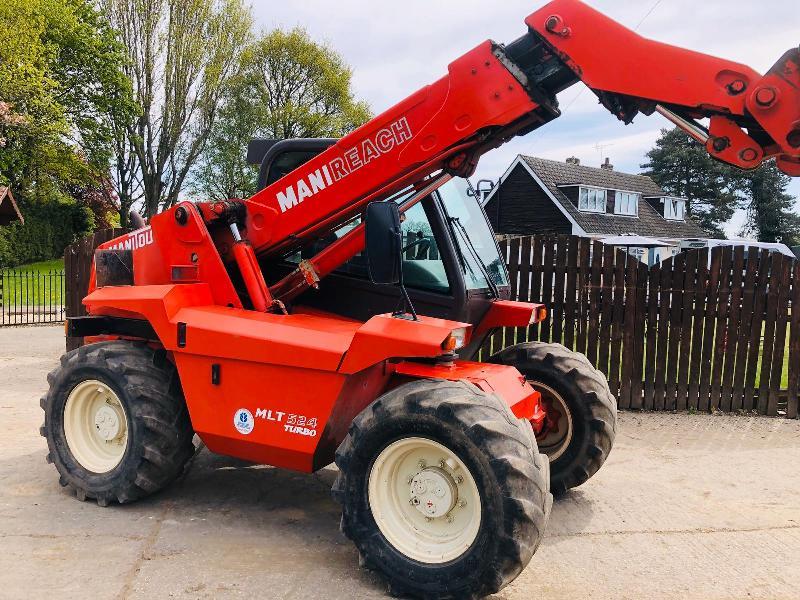 MANITOU MANIREACH MLT524 TURBO TELEHANDLER *4724 HOURS 1 OWNER FROM NEW ...