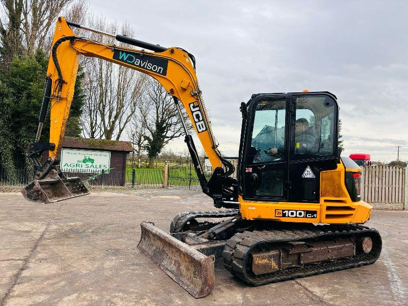 JCB 100C-1 TRACKED EXCAVATOR *YEAR 2017* C/W QUICK HITCH & BUCKET *VIDEO*