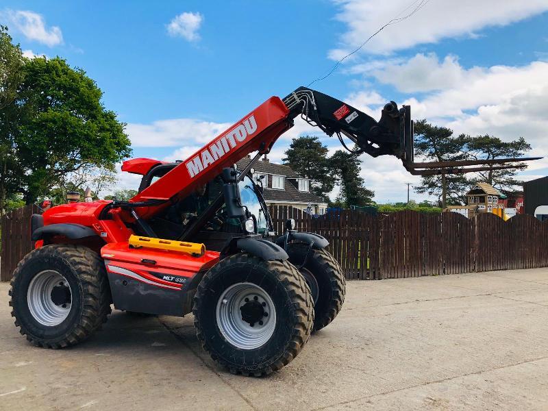 MANITOU MLT629 24P TURBO TELEHANDLER * YEAR 2014 64 PLATE * C/W PUH
