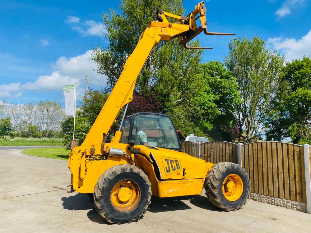 JCB 530-70 4WD TELEHANDLER * 7 METER REACH * C/W PALLET TINES