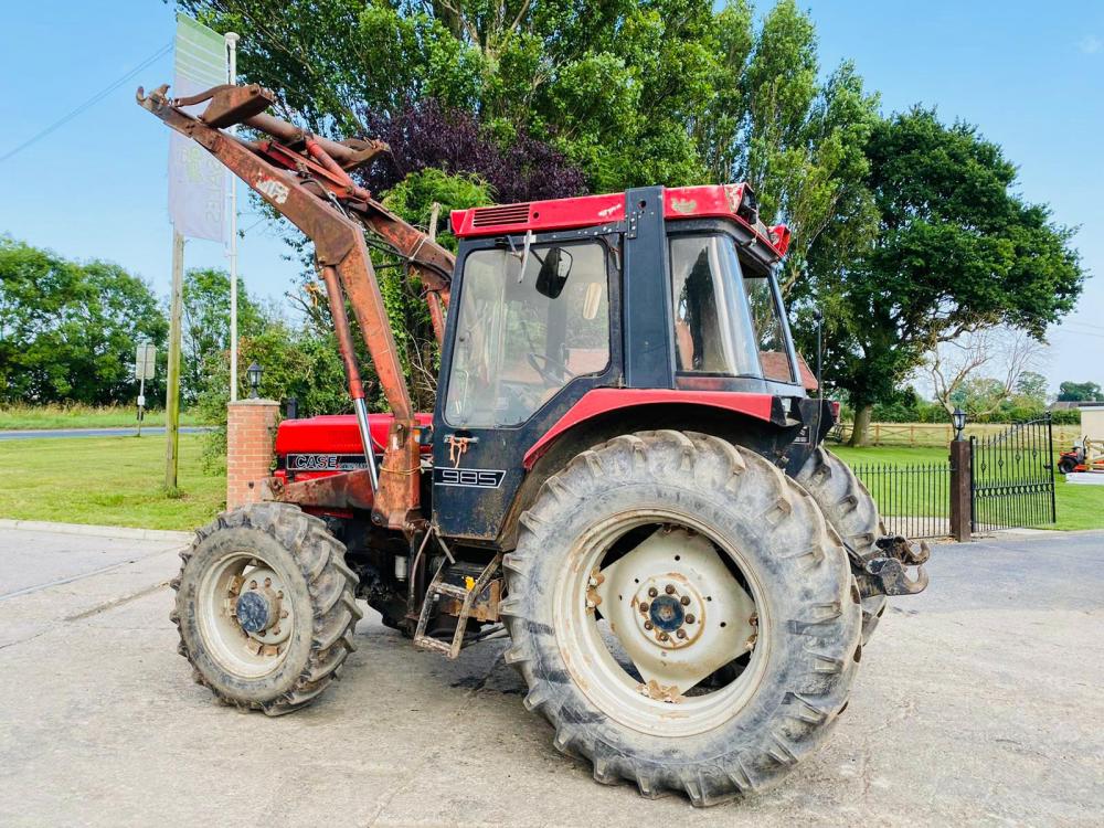 CASE 985 4WD TRACTOR C/W XL CABIN & FRONT LOADER