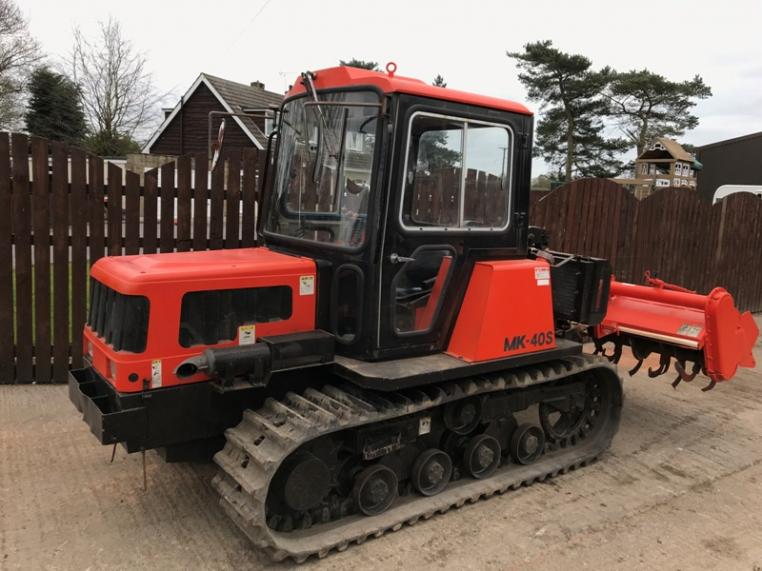 MOROOKA MK-40S TRACKED TRACTOR CW ROTAVATOR