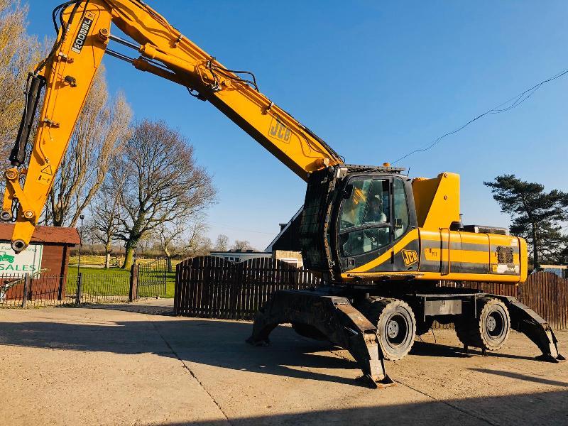 JCB JS200W MATERIAL HANDLER C/W HIGH RISING CAB * YEAR 2005