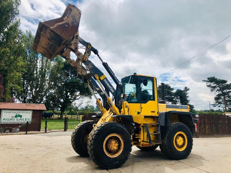 KOMATSU WA270PT LOADING SHOVEL C/W JOYSTICK CONTROL