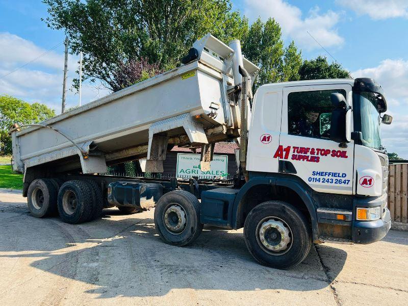 SCANIA P360 8X4 TIPPER LORRY *YEAR 2013 MOT'D TILL 28.02.2023* C/W EASY ...