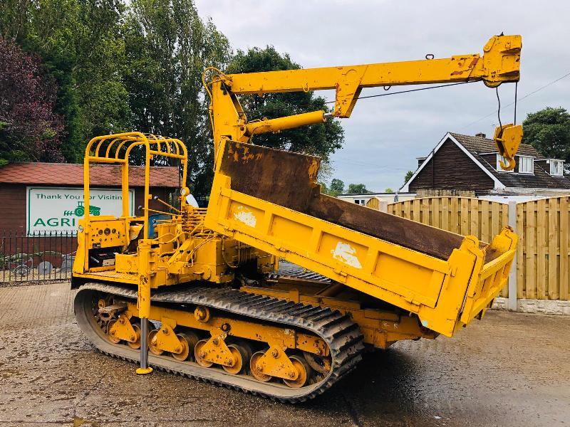 MOROOKA MST600 TRACKED DUMPER C/W CRANE