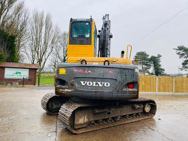 VOLVO EC140 TRACKED EXCAVATOR *YEAR 2007* C/W HIGH RISED CABIN
